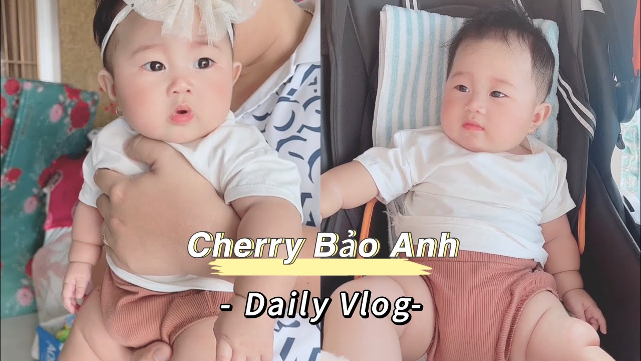 Một chiếc Vlog lúc Em Cherry còn nhỏ xíu nè, lúc này sổ sửa lắm đó, mặt ...