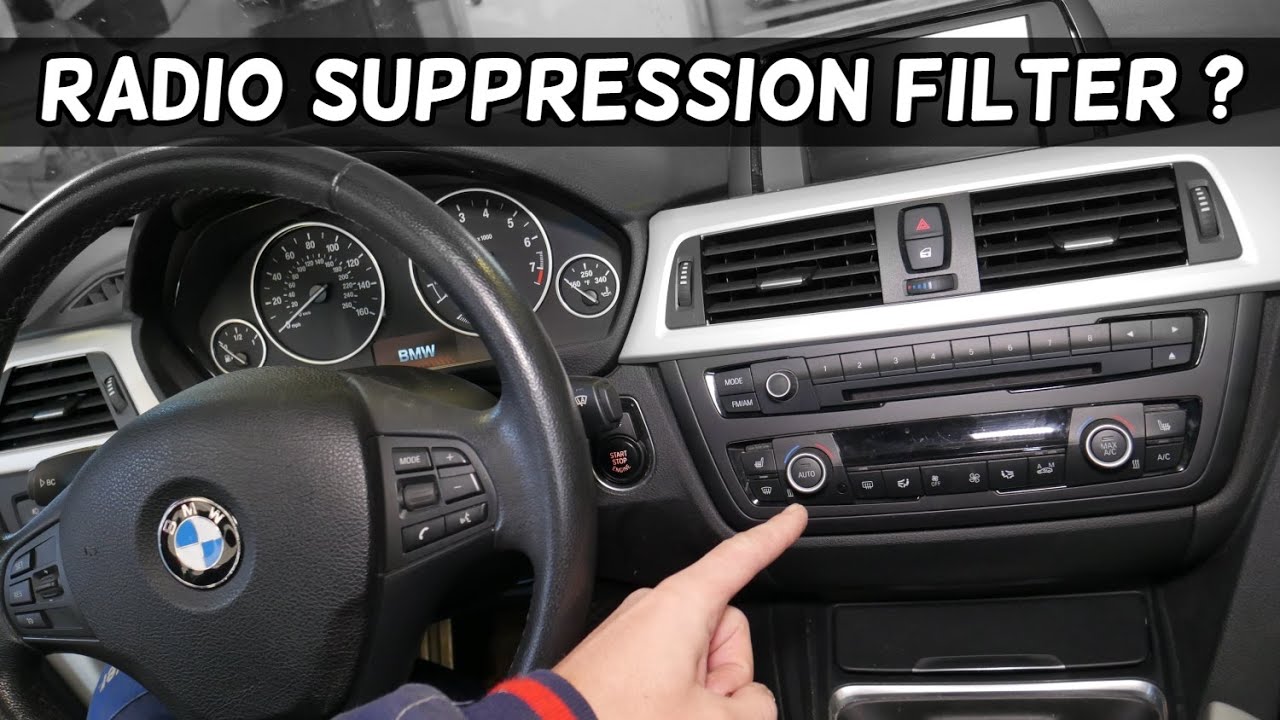 WHAT IS RADIO SUPPRESSION FILTER INTERFERENCE, LOCATION demonstrated on ...