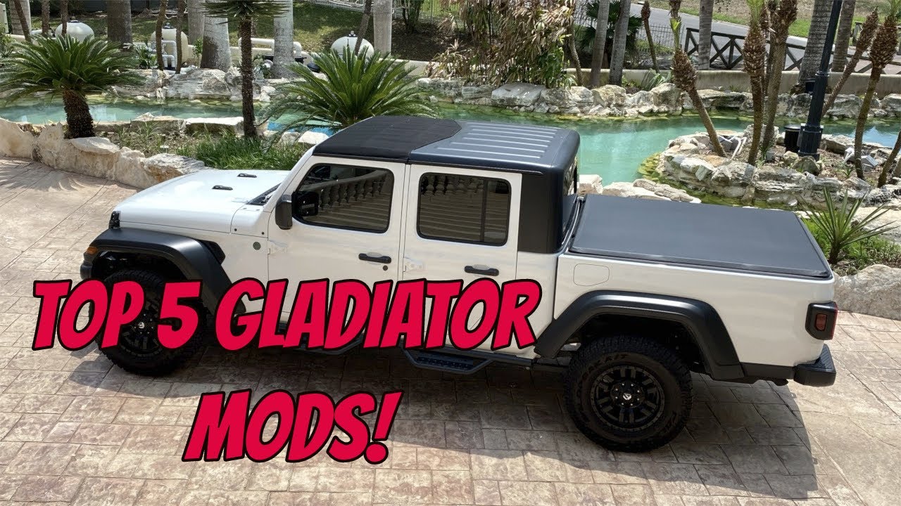 Top 5 GOOD Mods that You Should Add to Your JEEP GLADIATOR - YouTube