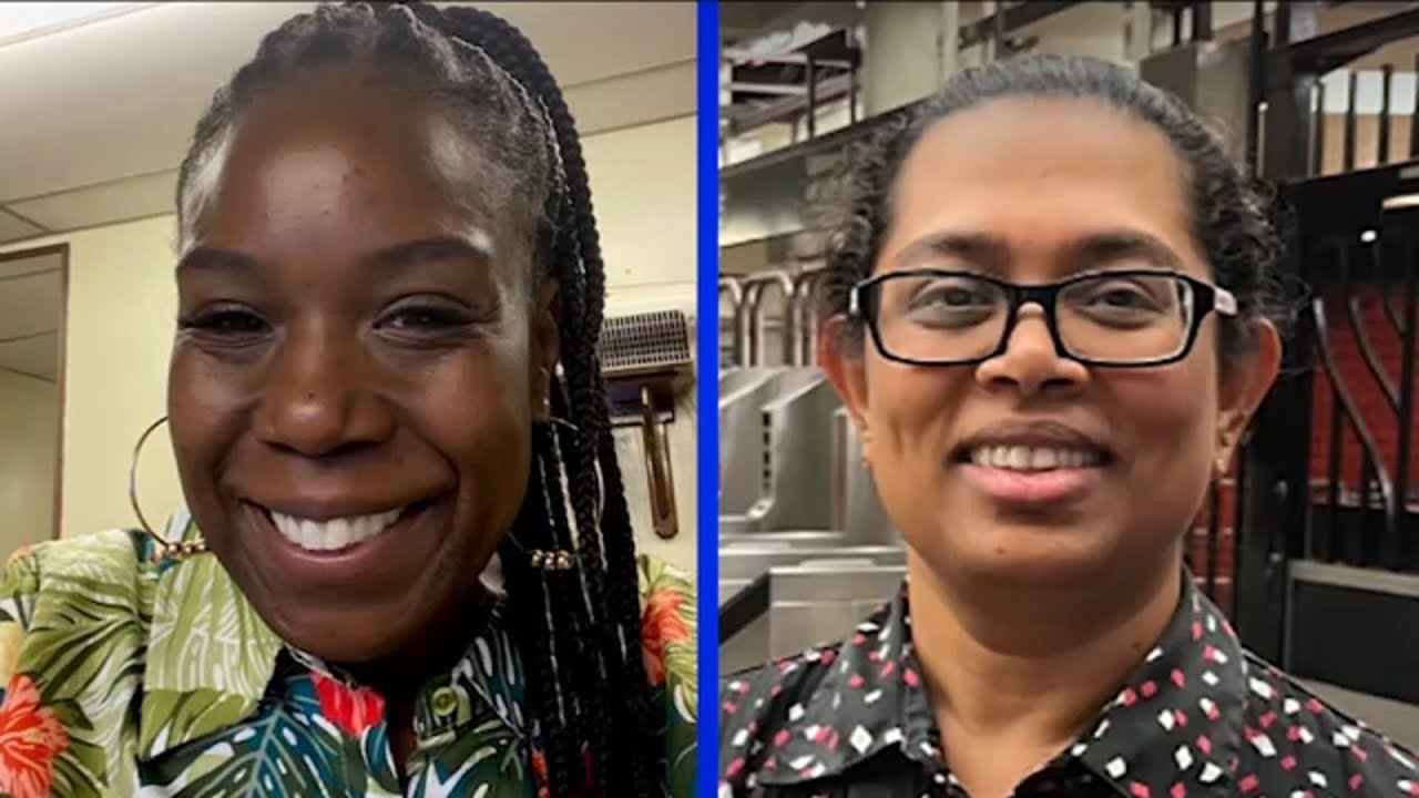 MTA honors two women for their customer service - YouTube