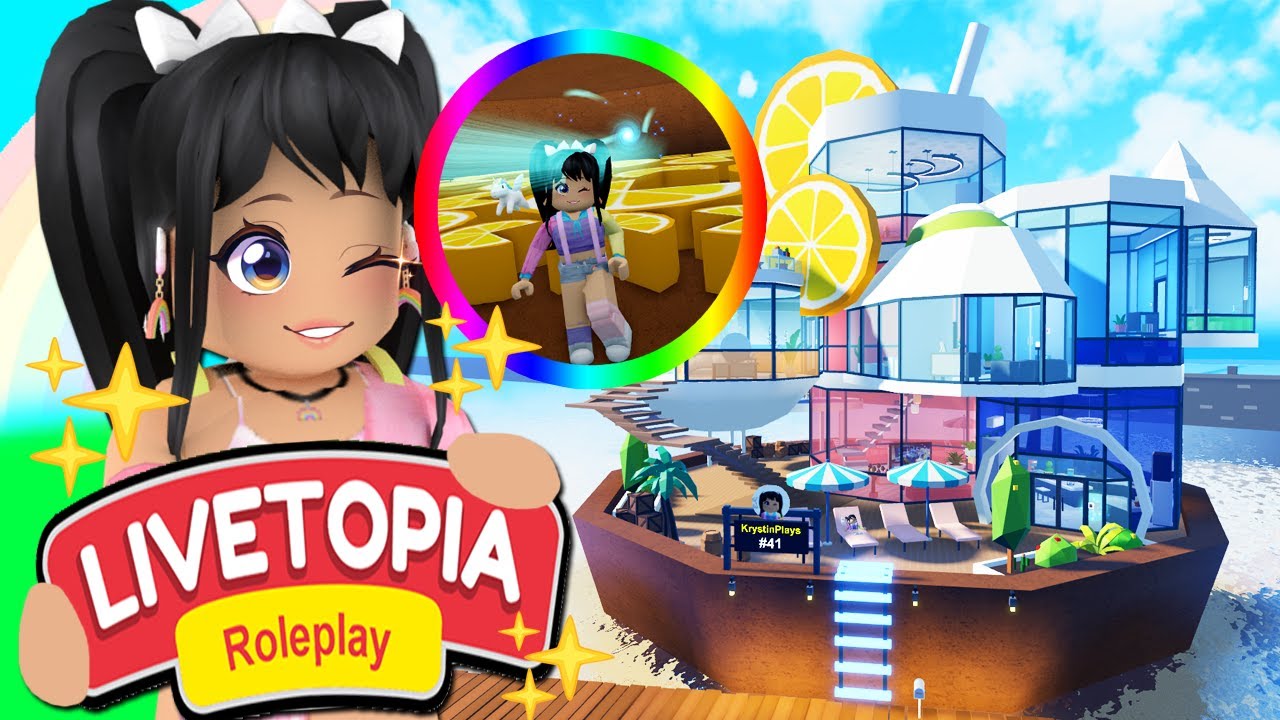 *NEW* TROPICAL ISLAND MANSION in LIVETOPIA Roleplay (roblox) - YouTube
