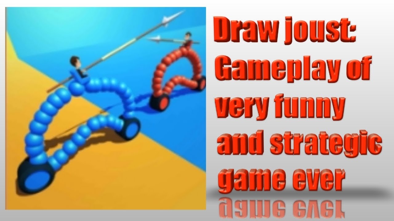 Draw Joust: gameplay a very funny and strategic game must watch 😻 - YouTube