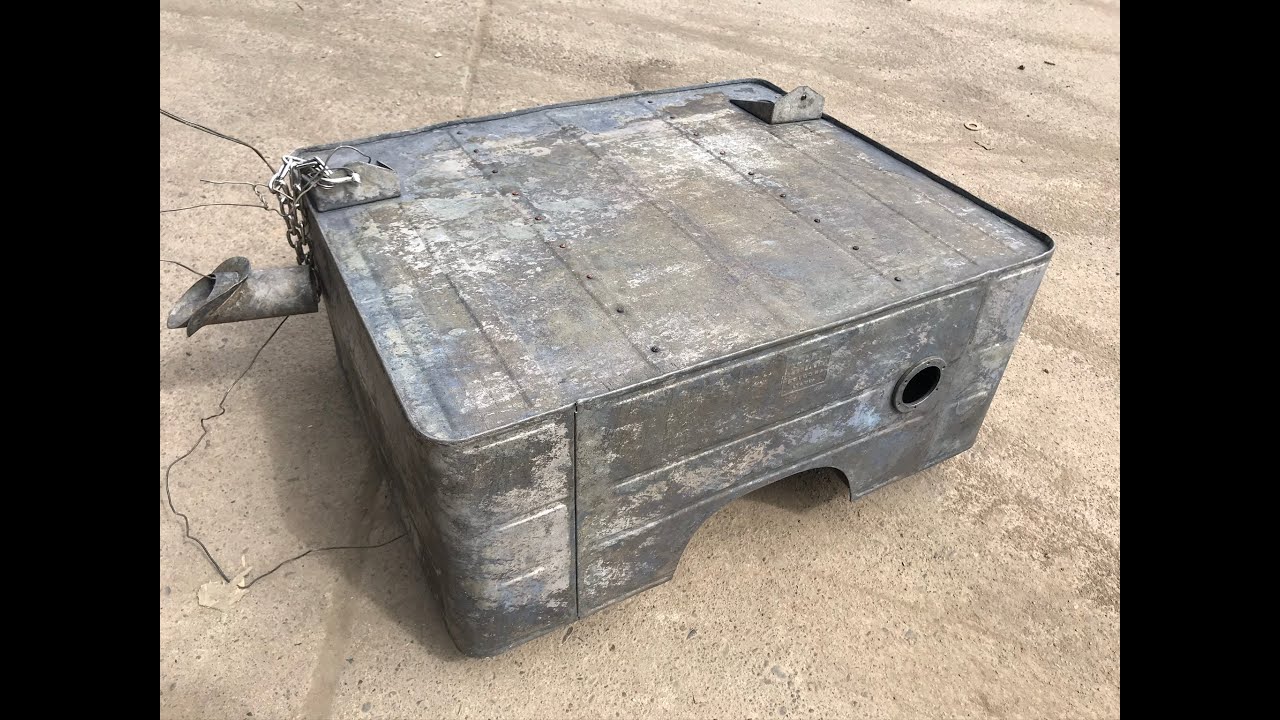 Vintage Ferrari fuel tank - YouTube