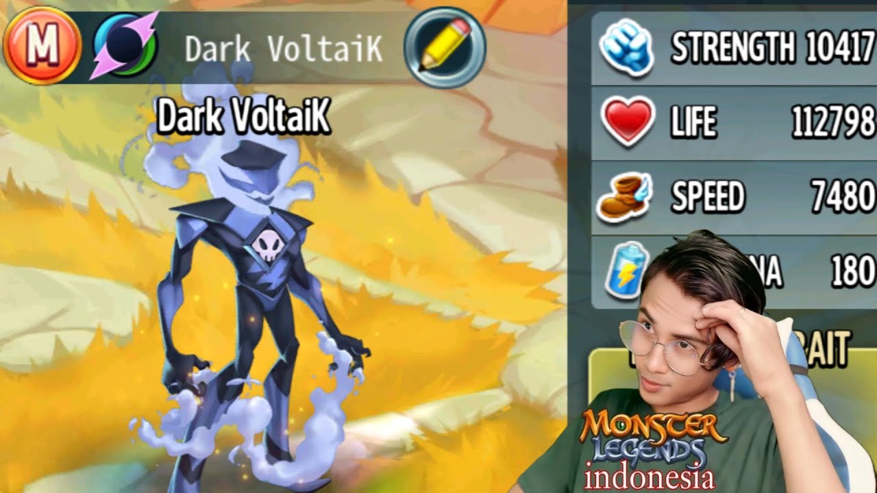 Dark VoltaiK Level 150 Monster Legends INDONESIA - YouTube