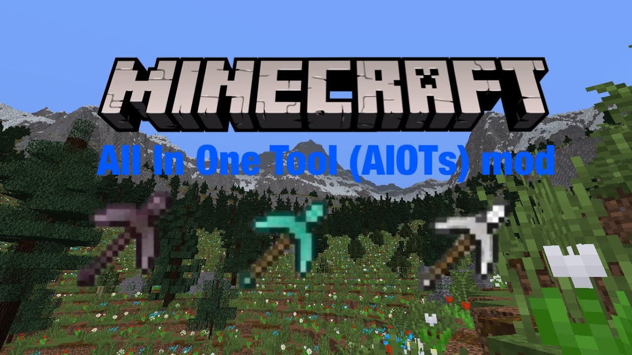 Minecraft ( all in one tools mod) - YouTube