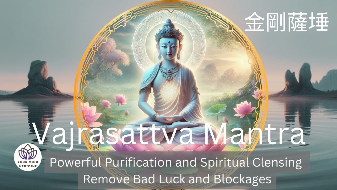 Powerful Spiritual Cleansing (Listen for 10 Minutes): Remove All Bad Luck | Vajrasattva Mantra ...