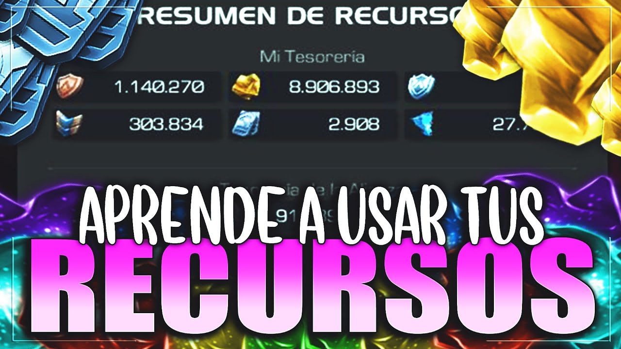 LA MEJOR FORMA de ADMINISTRAR TUS RECURSOS en MCOC | RUNAS, ORO, ISO-8 ...