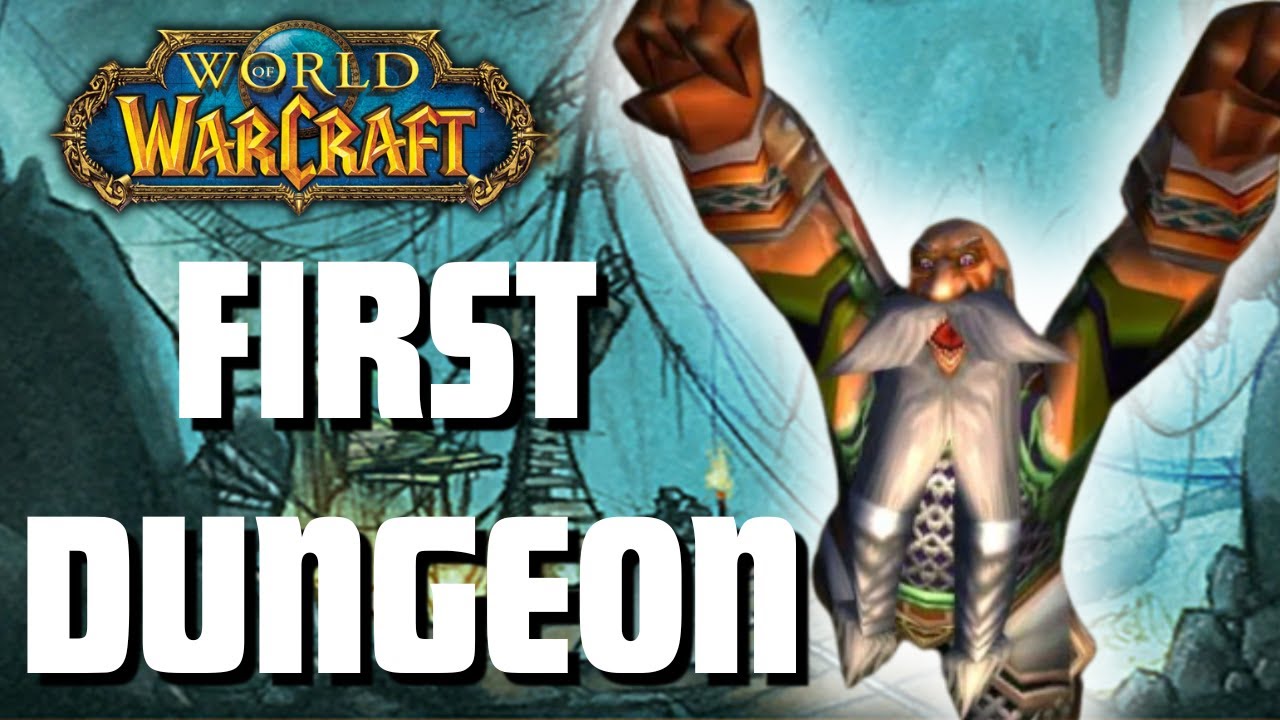 My first World of Warcraft Classic Dungeon - YouTube
