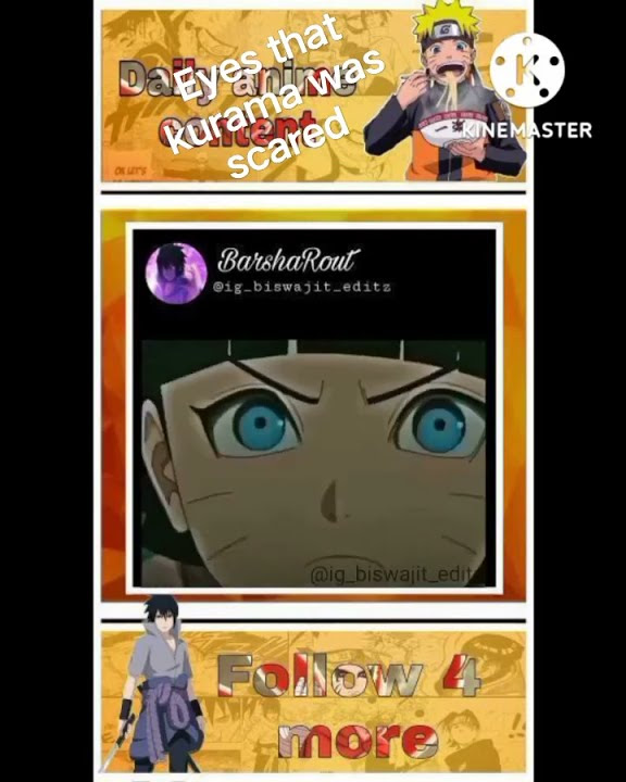 Eyes That Kurama Was Scared ️ ️borutohimawarinaruto Youtube