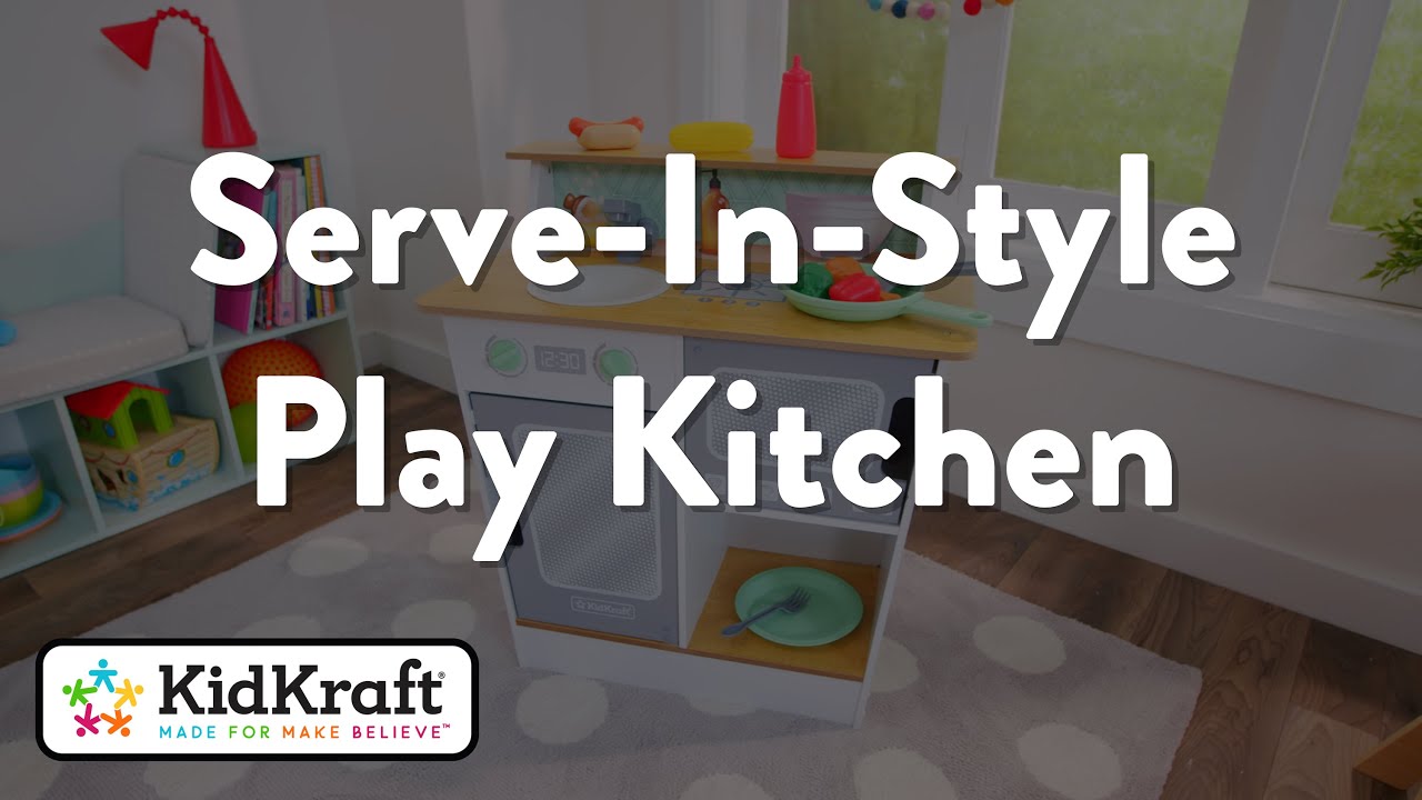Serve-in-Style Play Kitchen From KidKraft! - YouTube