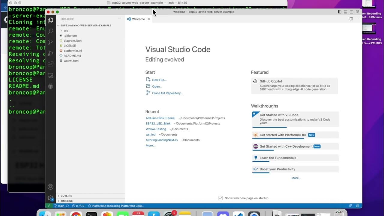 Platformio And Wokwi Tutorial Vscode Esp32 Hd 1080p Youtube