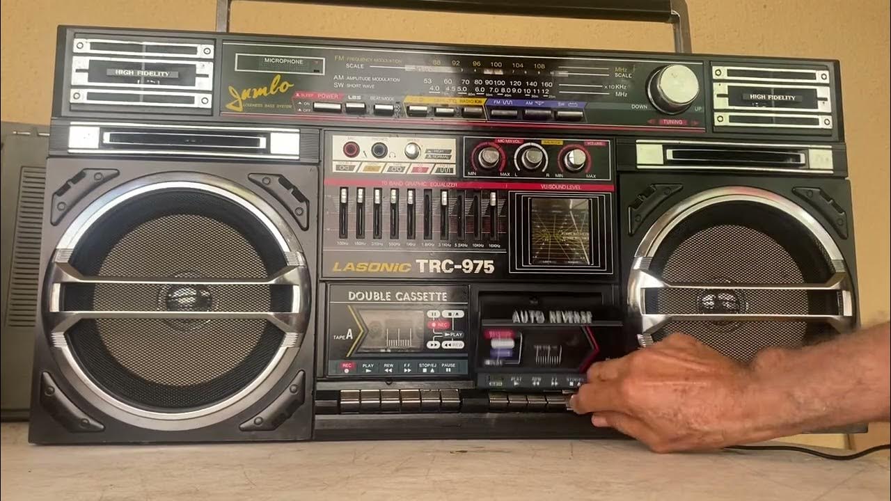 Vintage Boombox Lasonic TRC-975 Radio Cassette ***SOLD*** - YouTube