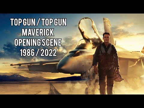 Top Gun / Top Gun Maverick - opening scene 1986 / 2022 - YouTube