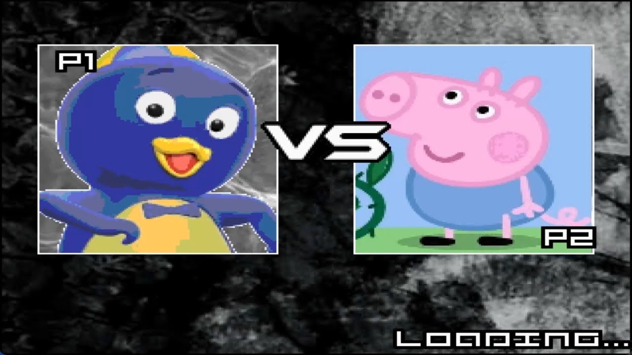 MUGEN: Pablo and Elmo (The Backyardigans/Sesame Street) vs George Pig ...