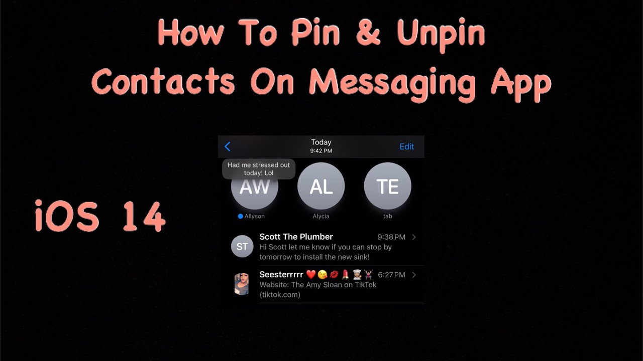 How To Pin And Unpin Contacts On Messaging App IOS 14 YouTube how-to-pin-and-unpin-contacts-on-messaging-app-ios-14-youtube