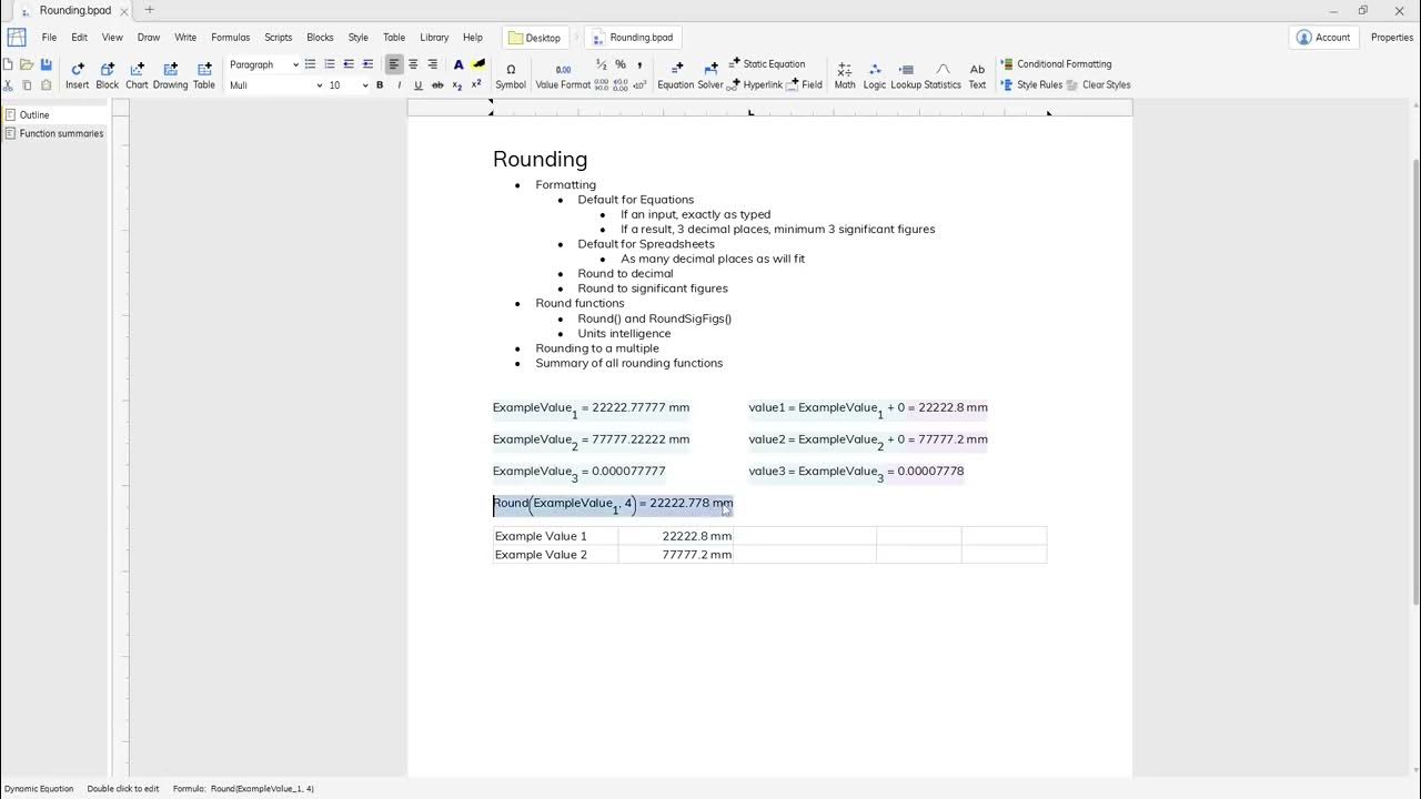 Blockpad | Rounding - formatting and functions - YouTube