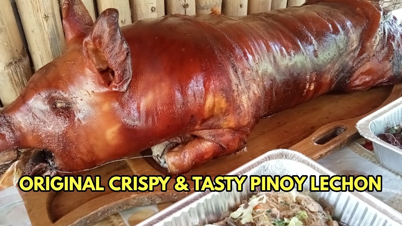 ORIGINAL CRISPY & TASTY PINOY LECHON #filipinofood #pinoylechon #food ...