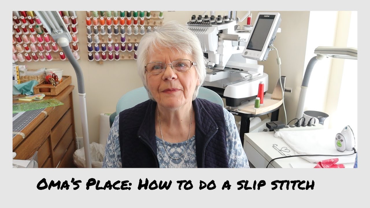 How to Do a Slip Stitch - YouTube