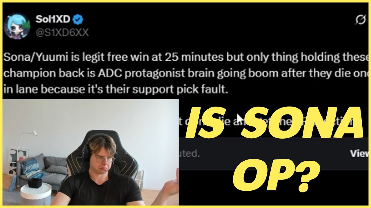 "Sona is BROKEN" - Sona Mains - Jackspektra Reaction to Sol1XD Twitter ...