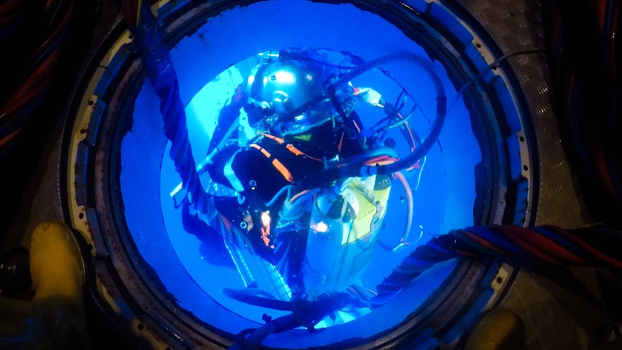 Saturation Diving - all bell run movie (scenes ''behind the work ...