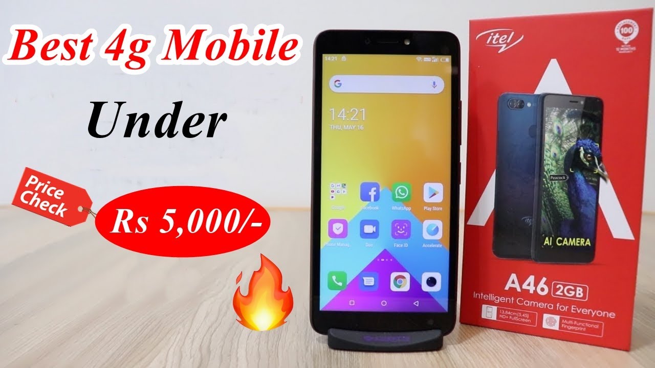 Best 4g mobile under 5000/- | Low Price | Itel A46 | specification ...