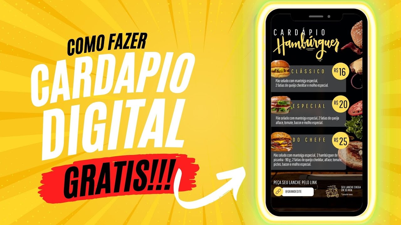 Como criar cardápio digital gratis com QRCODE - YouTube