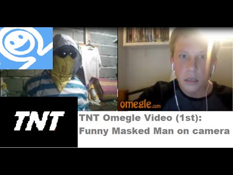 TNT Omegle Video (1st): Funny Masked Man(Me) On Camera - YouTube