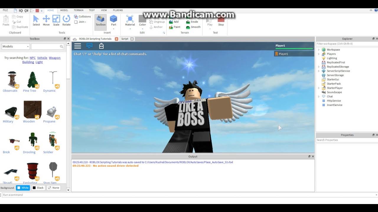 ROBLOX Scripting Tutorial #2: A little bit on properties, wait - YouTube