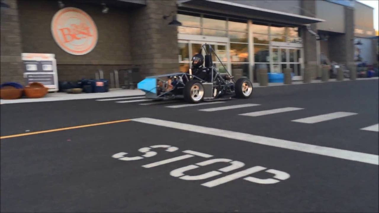 2015-16 Wazzu Racing track test - YouTube