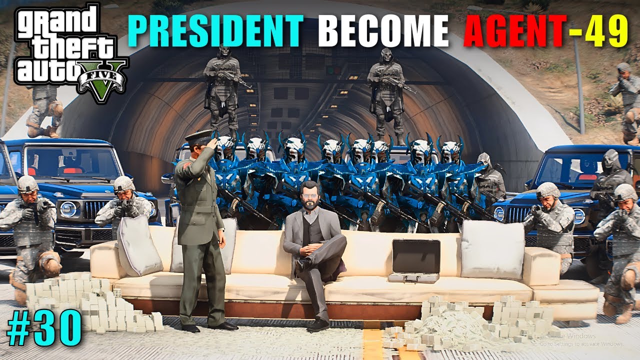 PRESIDENT BECOME SECRET AGENT | GTA 5 GAMEPLAY #30 - YouTube