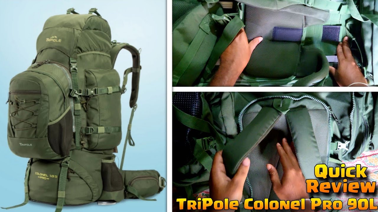 TriPole Colonel Pro 90L - Is This the BEST Reliable Travel Backpack ...