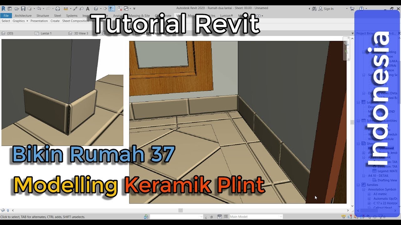 REVIT BIKIN RUMAH 37 – Keramik Plint / Wall base dengan bermacam cara ...