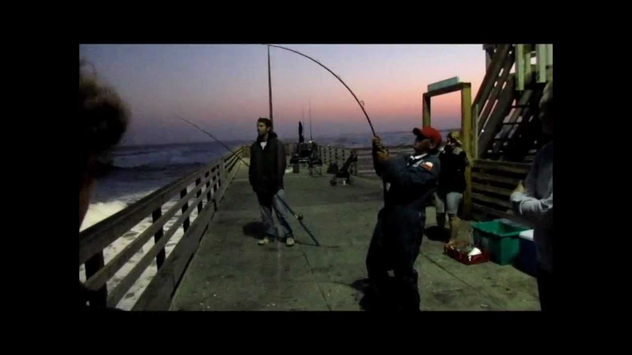 tarpon fight! @ bob hall pier - YouTube