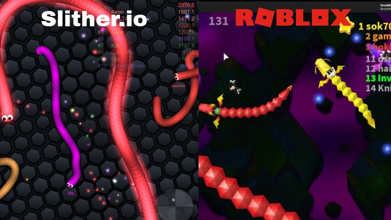SLITHER.IO IN ROBLOX! - YouTube
