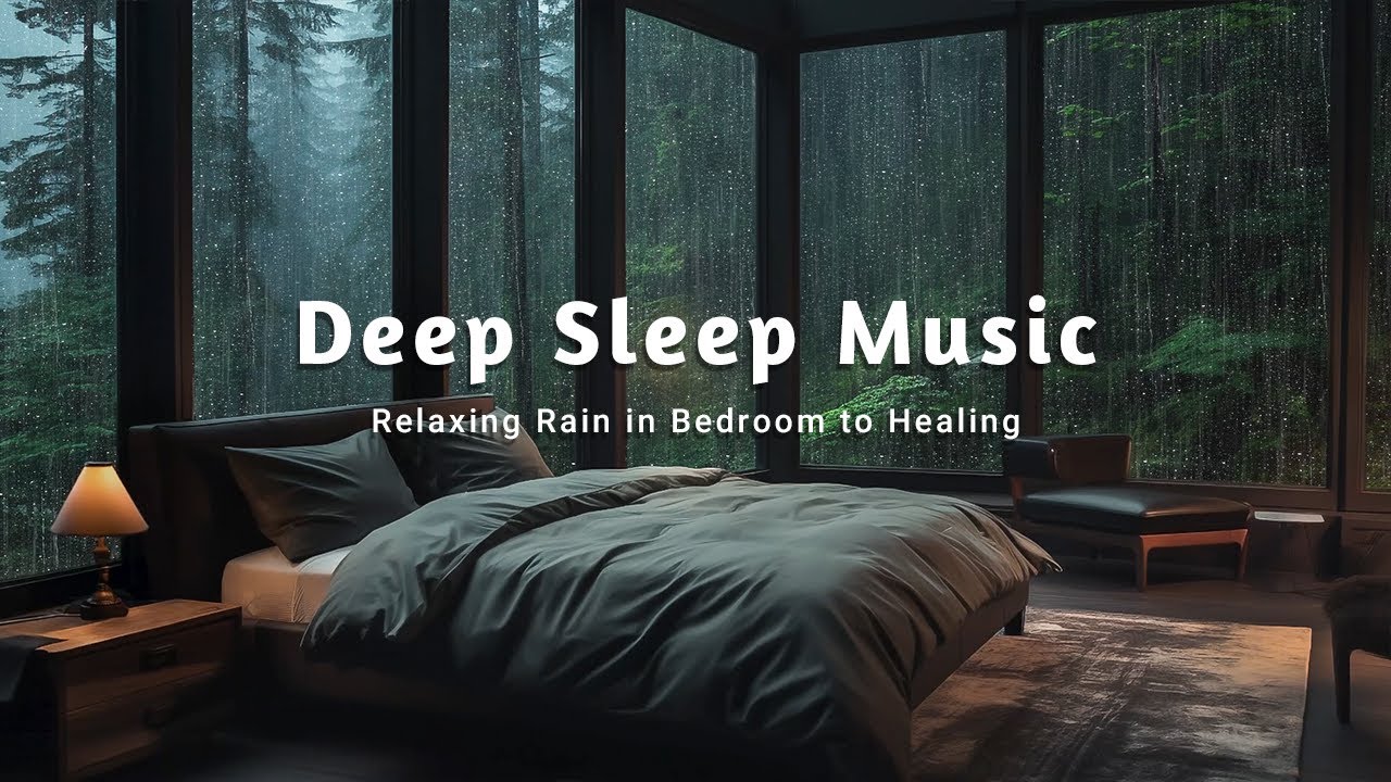 8 Hours Relaxing with Rain Sounds on the Windows - Stress Relief ...