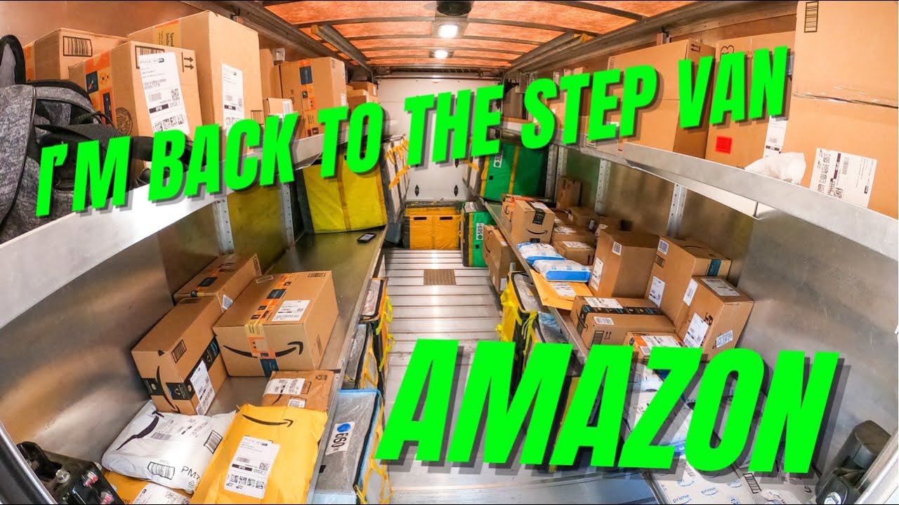 A DAY IN THE LIFE OF AN AMAZON DELIVERY DRIVER ( I’M BACK TO THE STEP ...