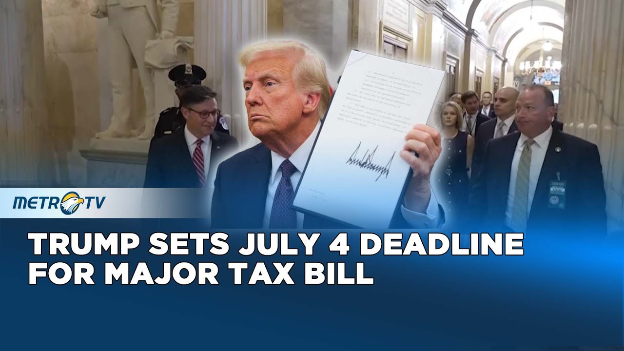 Trump Pressures Senate for July 4th Tax Bill Deadline - YouTube