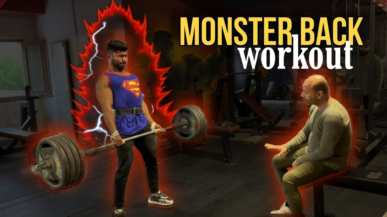 Monster Back Workout Routine || A Day With Bodybuilder - YouTube