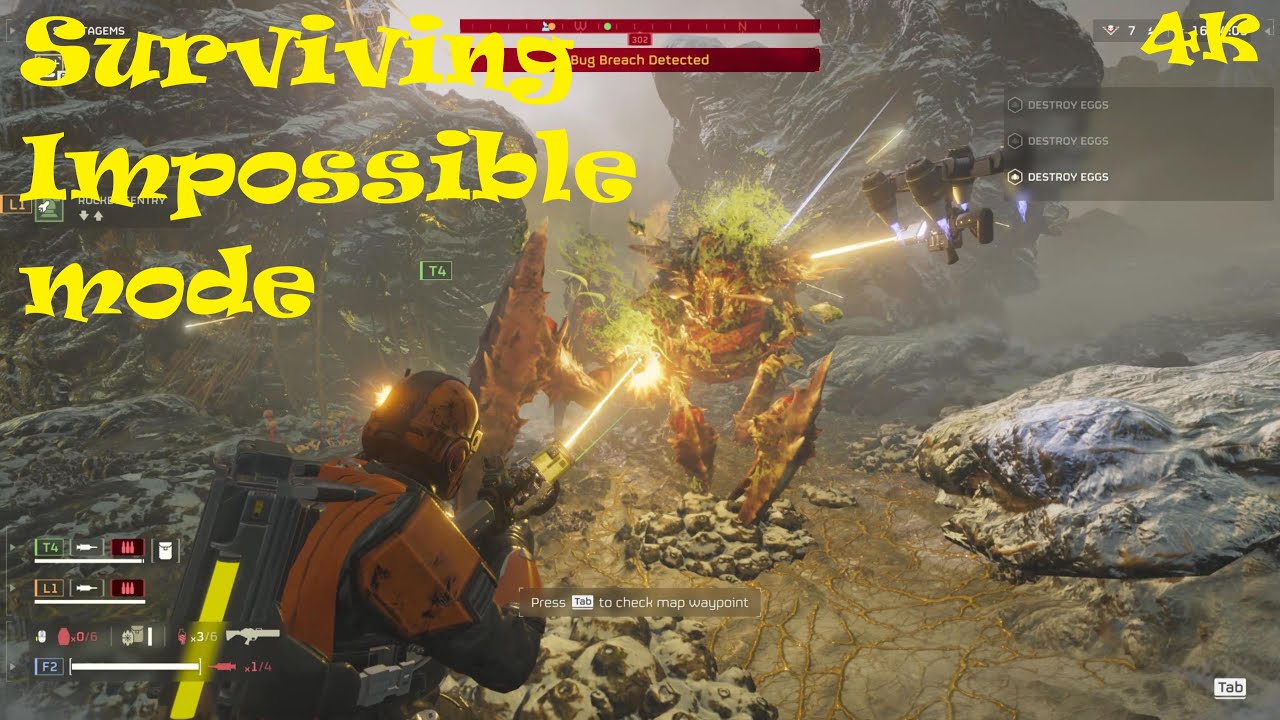 Surviving Impossible Mode with extreme survival tactics Helldivers 2. - YouTube