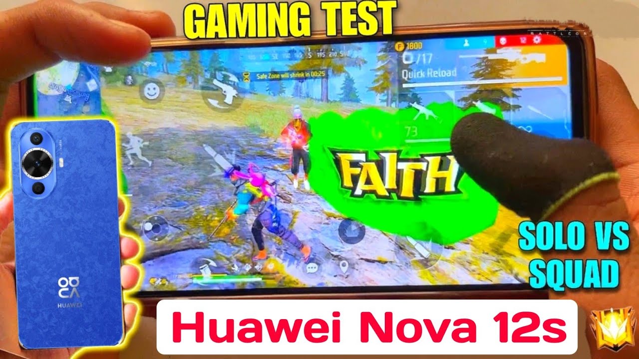 Huawei Nova 12s Free Fire Test | Huawei Nova 12s FF Test | Huawei Nova ...