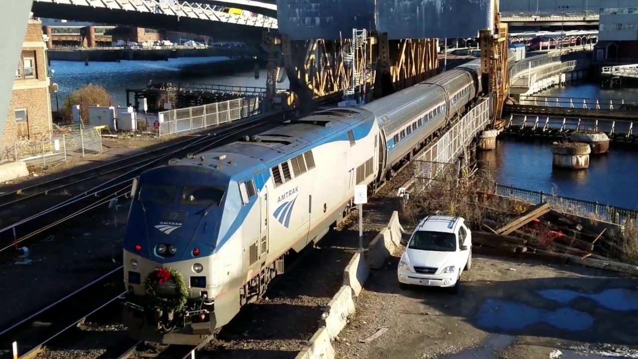 Railfanning Boston North Station with Races, Meets, MP36, and More ...
