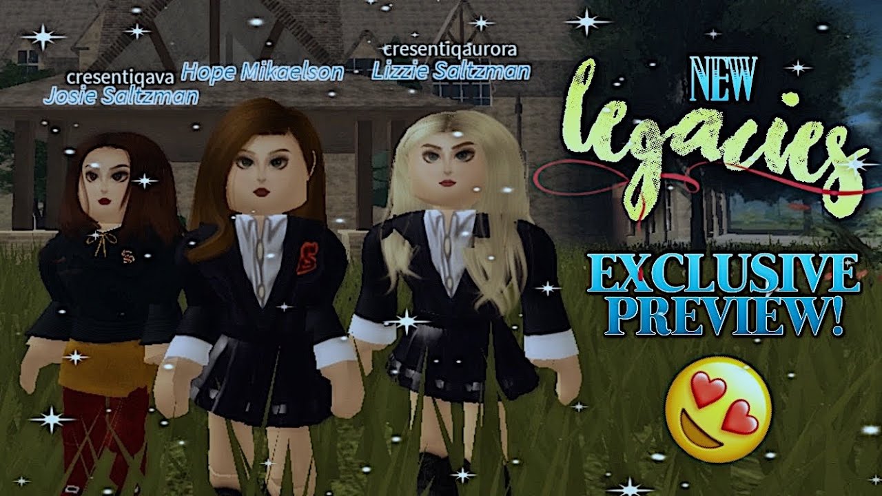 NEW TVD LEGACIES GAME (Exclusive Preview) | Roblox: Legacies - YouTube