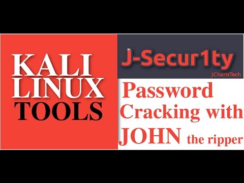 Kali Linux Tools:Password Cracking With John the Ripper - YouTube