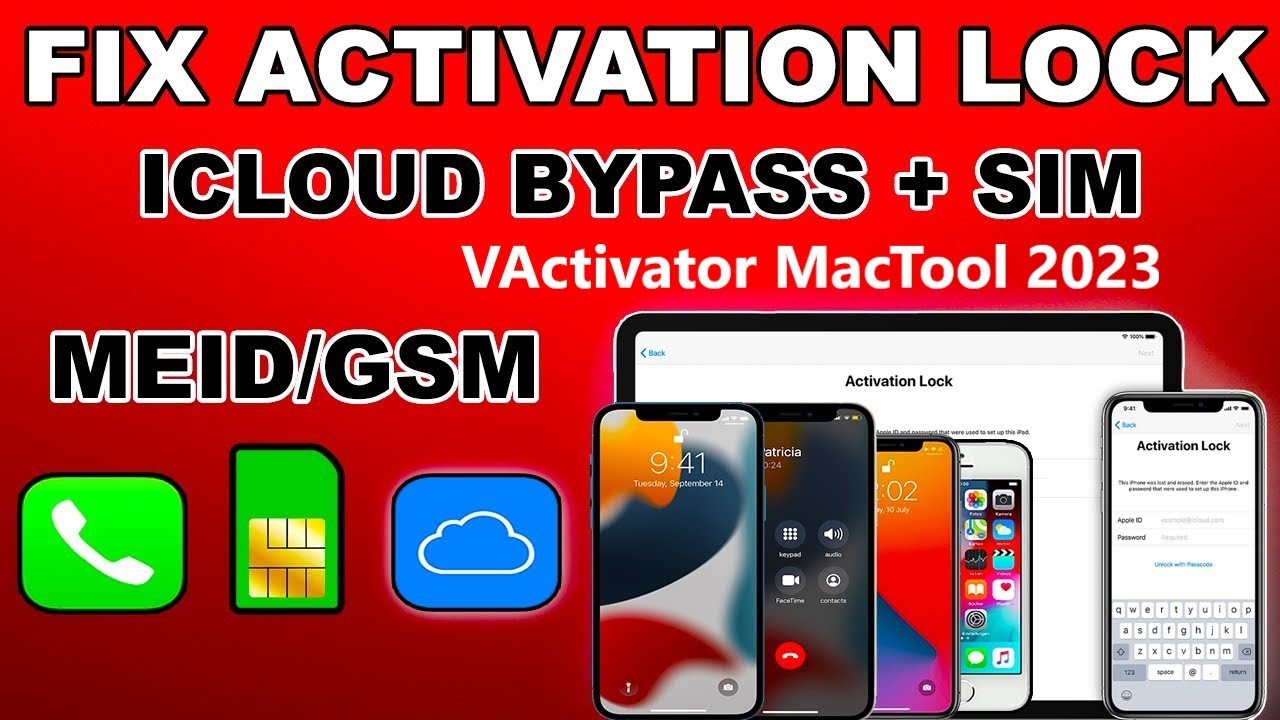 V-Activator Mac Tool ( GSM / MEID ) NEW Bypass With Signal iOS 12-14.8 ...