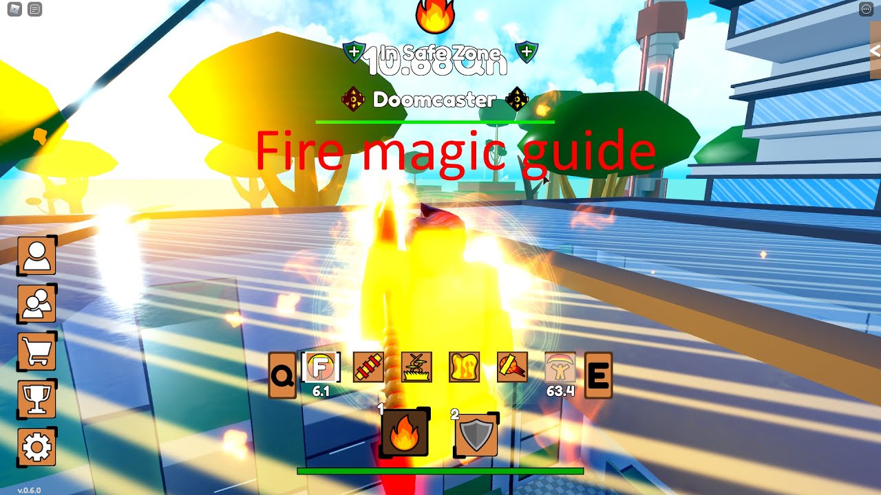 Sorcerer Fighting Simulator Guides #1 (Fire magic) - YouTube