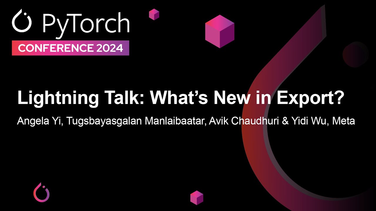 Lightning Talk: What’s New in Ex... Angela Yi, Tugsbayasgalan ...