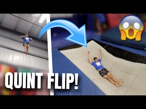 I DID A QUINT FLIP OFF A MASSIVE TOWER! - YouTube