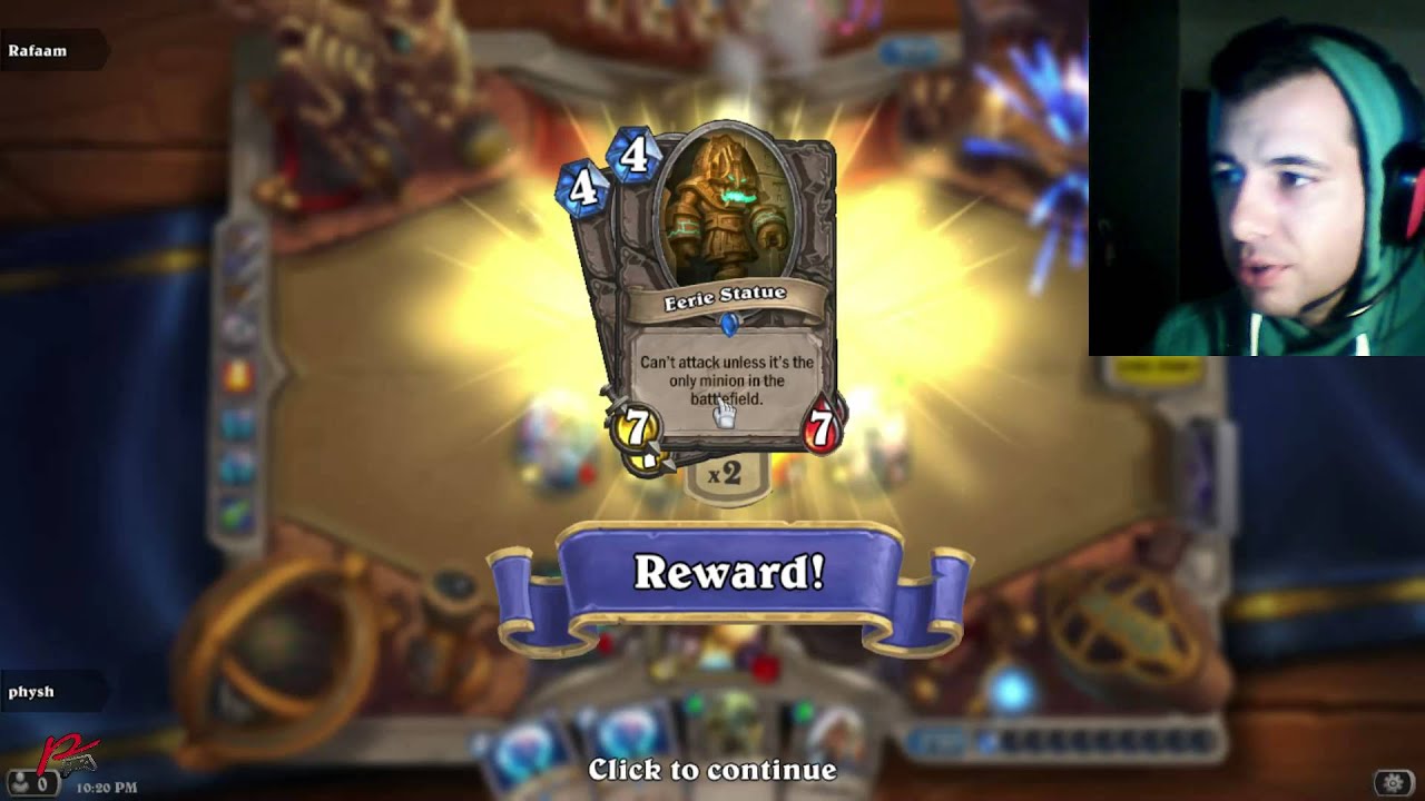 Physh_man Live Hearthstone #36 - YouTube