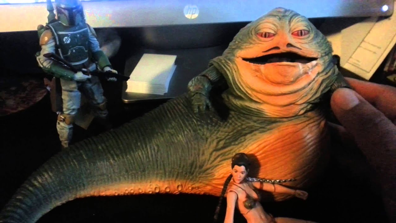 Star Wars Black Series 6 in. Jabba The Hut and 3 3/4 in. Darth Vader ...