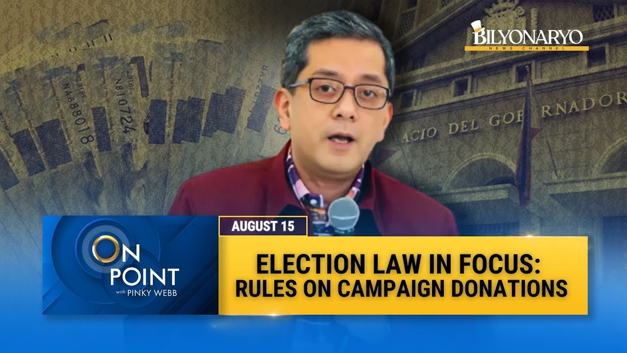 On Point: Election law in focus: rules on campaign donations - YouTube